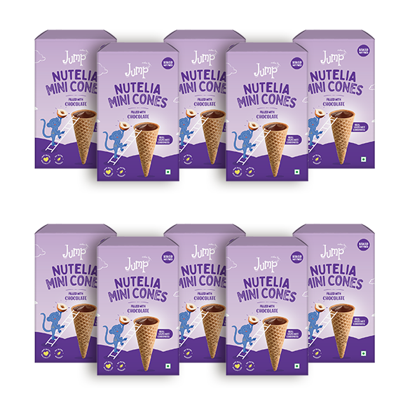 MINI CONES: NUTELIA (BOX OF 10) – makethejump