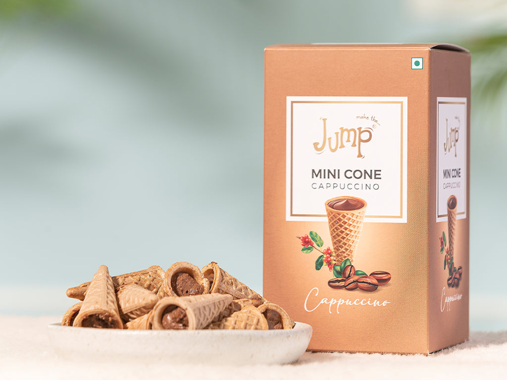 MINI CONES: CAPPUCCINO ( BOX OF 3 ) – makethejump